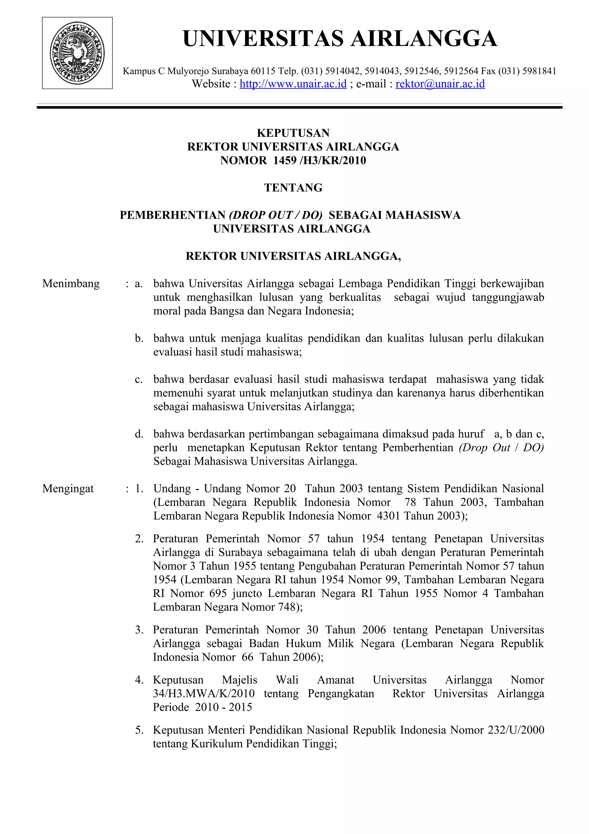 3. sk. do fe donny dewanta no. 1459 | DOC