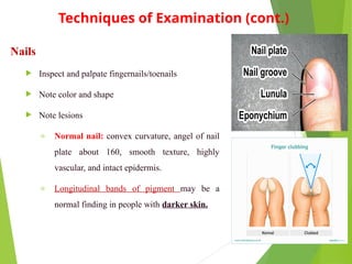 3- Skin_hair_nails assessment for nursing | PPT