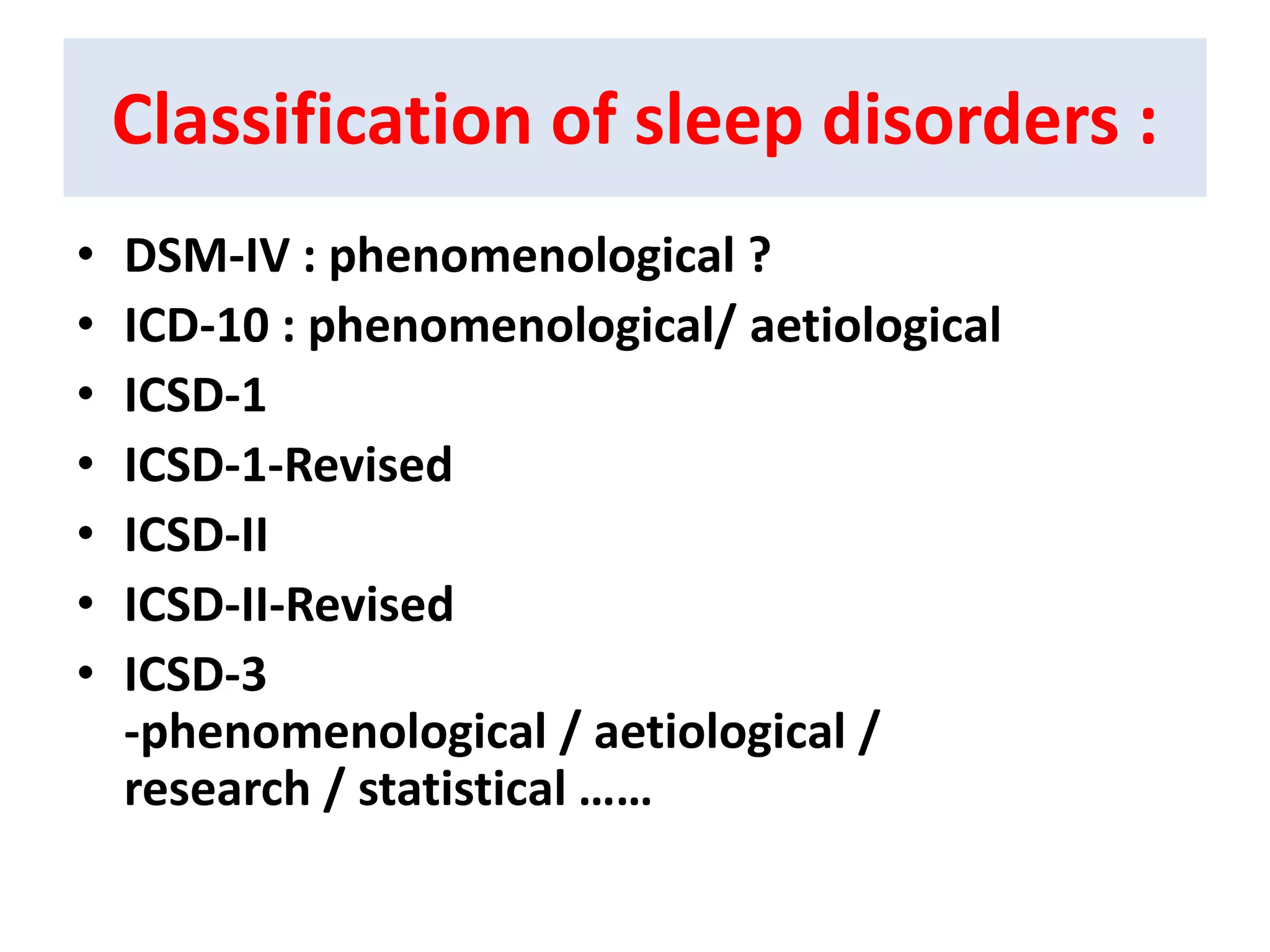Sleep Medicine in Egypt | PPTX