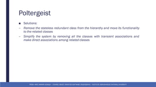 3-Software Anti Design Patterns (Object Oriented Software Engineering - BNU Spring 2017) | PPT