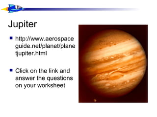 Gas Giant Worksheet