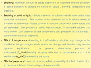 solutions state chemistry for class xii- | PPTX