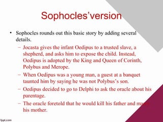 3 sophocles oedipus the king | PPT