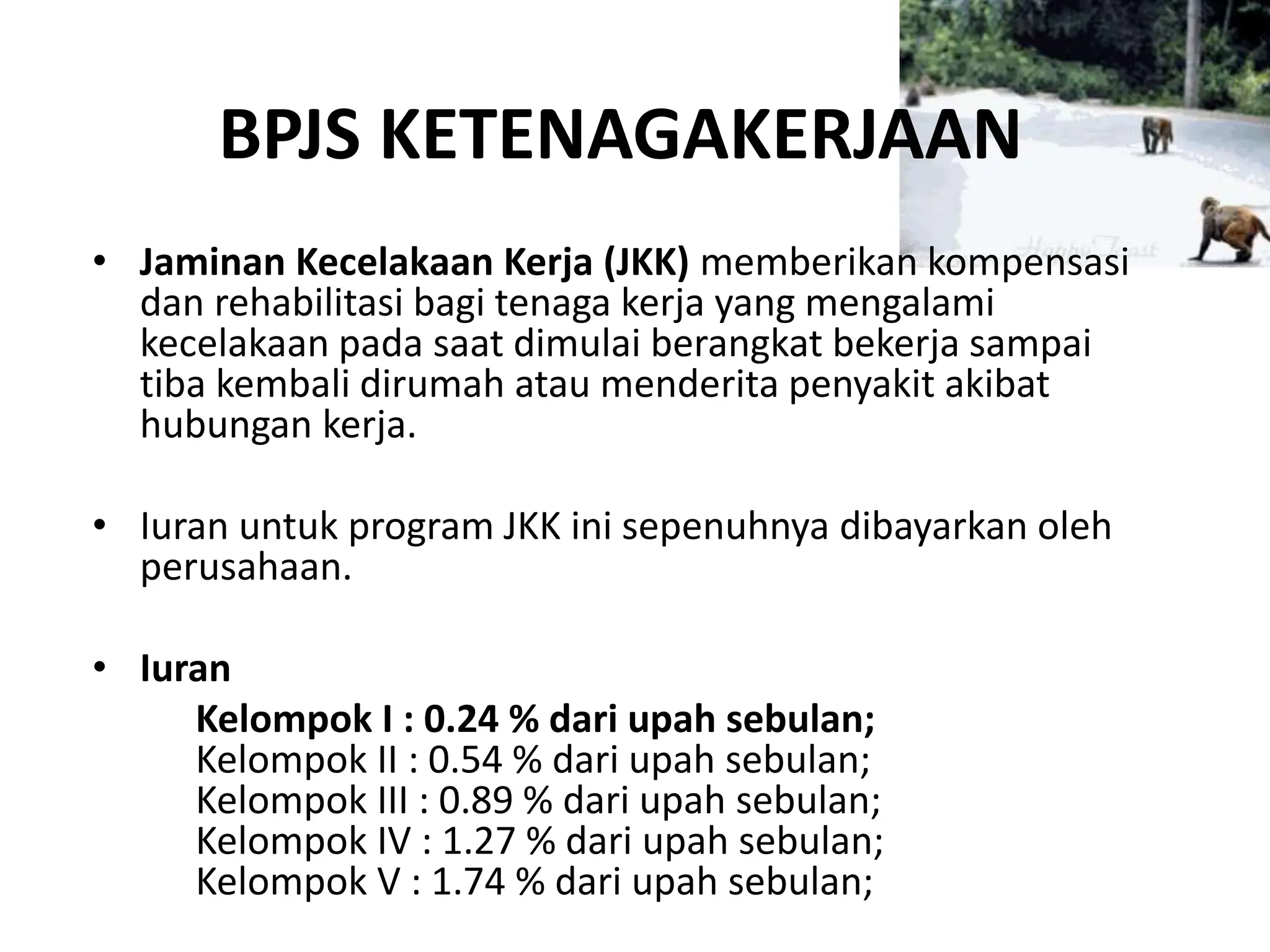 Sosialisasi BPJS Ketenagakerjaan, implementasi program BPJS | PPTX