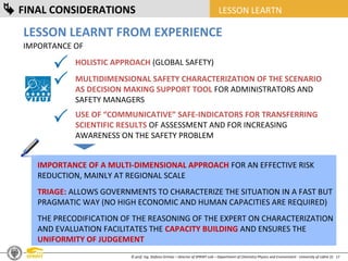 3. Stefano Grimaz - Visus Methodology - Safe School Facilities | PPT