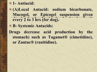 affections of stomach in pet animals | PDF
