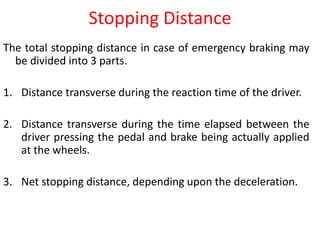 3 stopping distance | PPTX