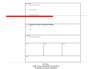 3 - story elements | PPTX