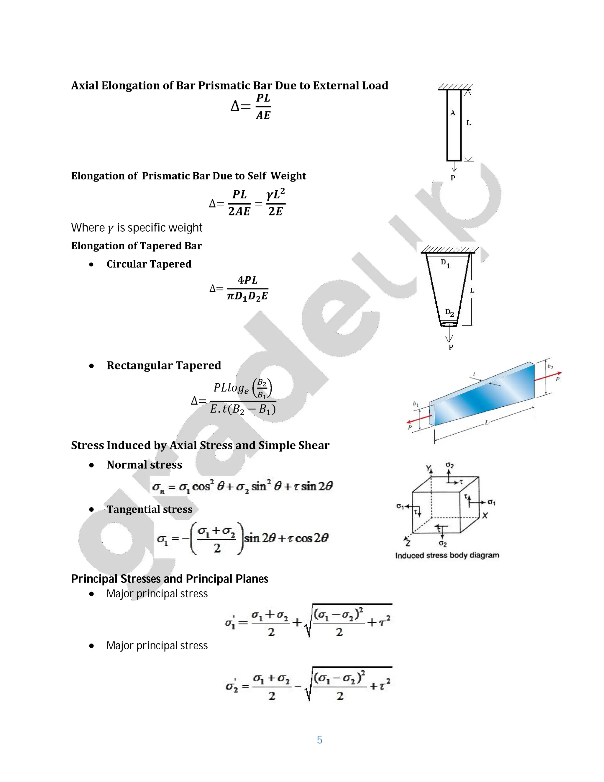 3-Strength of Materials formulaws.pdf
