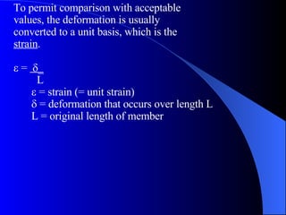 3. Stress, Strain, Tension Test | PPT