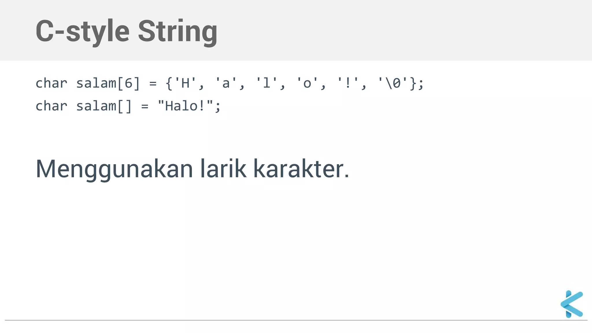 Pemrograman C++ - String | PDF