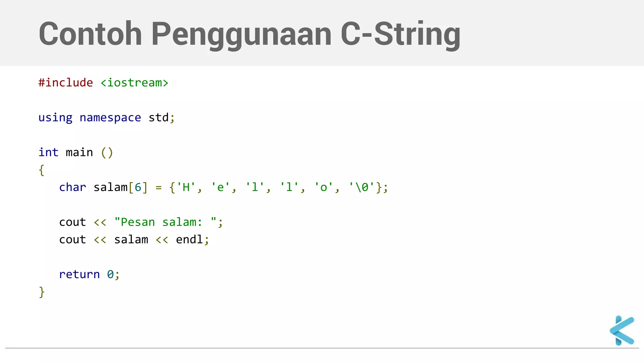 Pemrograman C++ - String | PDF