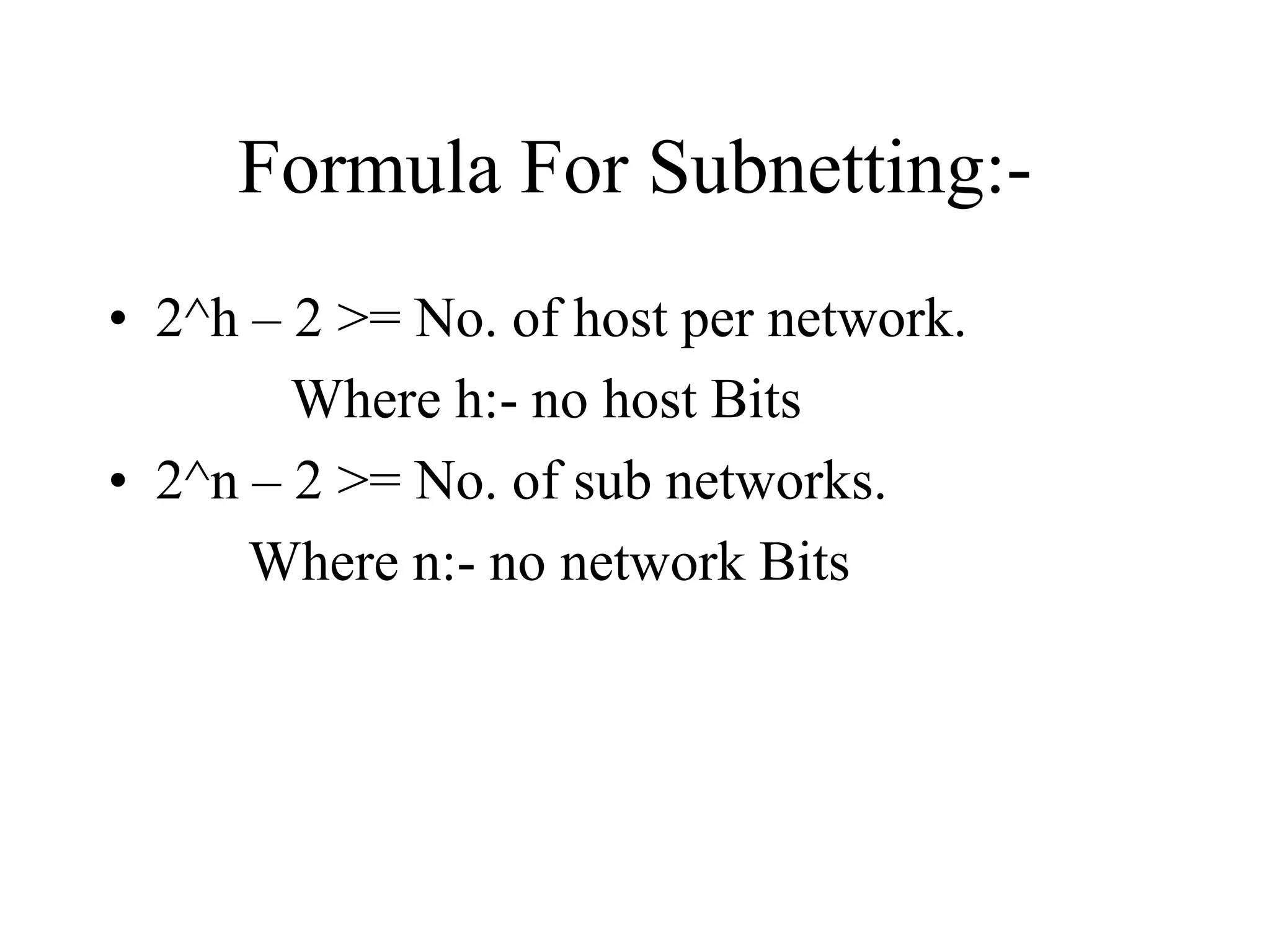 CCNA part 3 subnetting | PPT