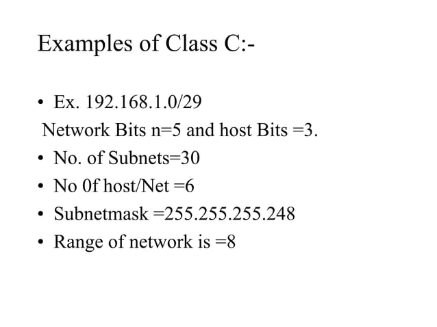 CCNA part 3 subnetting | PPT | Computer Networking | Computing