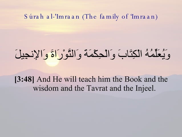 3 Surah Al Imraan (The Family Of Imraan) | PPT | Islam | Religion ...