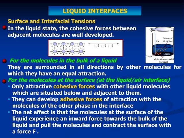 Surface and Interfacial Phenomena | PDF | Chemistry | Science