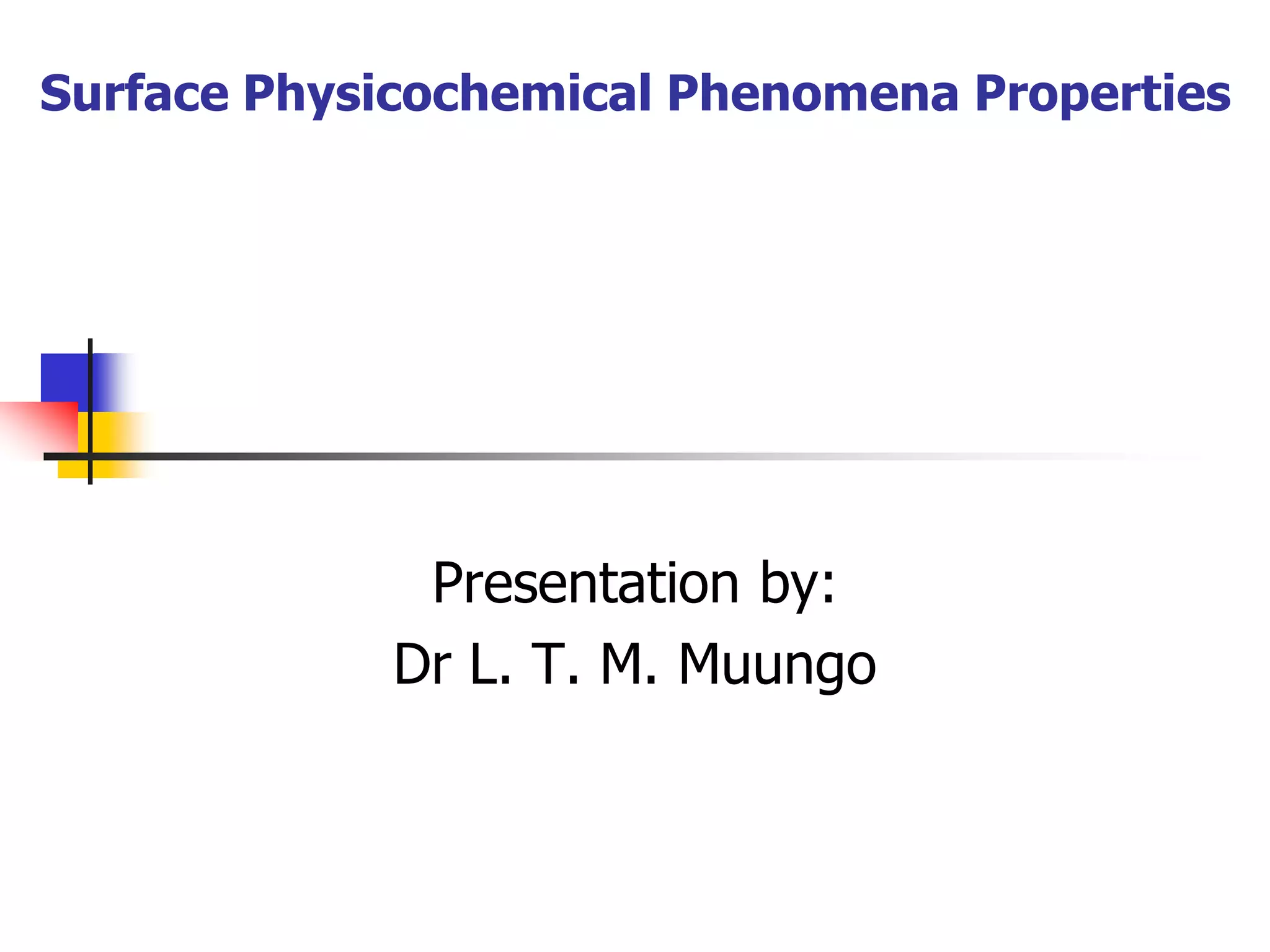 Physicochemical Surface Phenomena of Material Substances | PDF