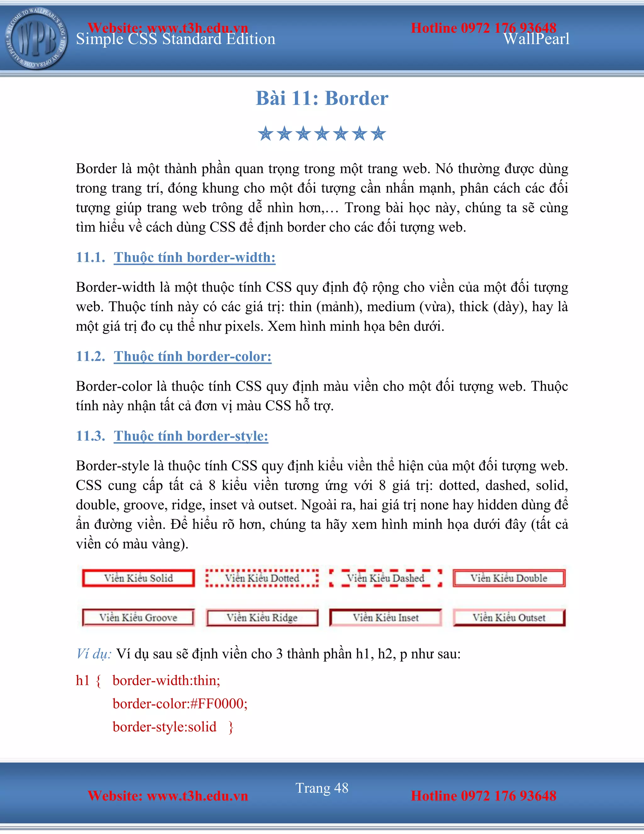 Tài liệu CSS tiếng việt cơ bản | PDF