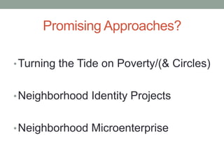 Place Based Poverty Intersections and Approaches - Scott Tate | PPTX