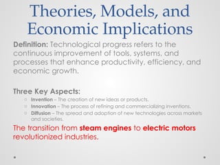 Technological Progress: Invention, Innovation, and Diffusion - Theories ...