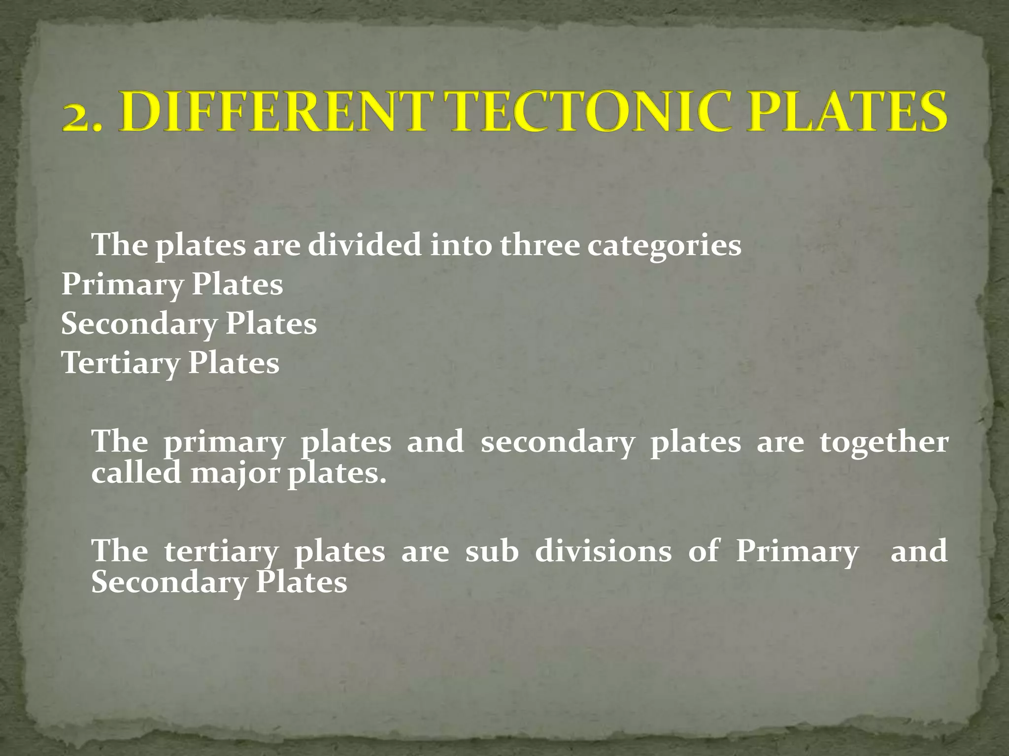 Tectonic Plates | PPTX