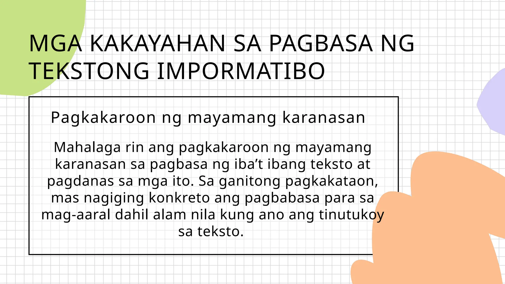3-TEKSTONG IMPORMATIBO (Para Sa Iyong Kaalaman).pptx