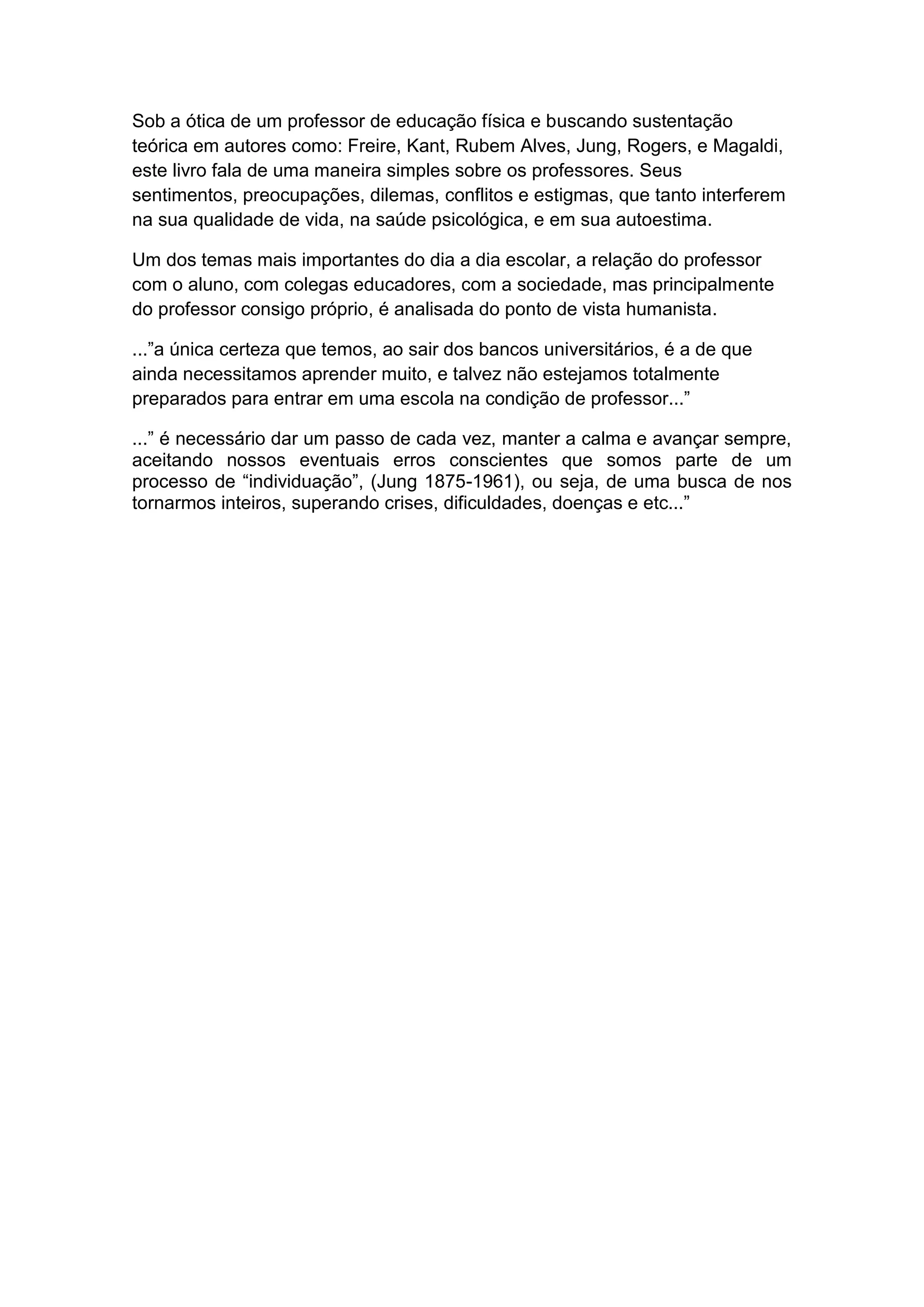 O Que Escrever Na Contracapa - RETOEDU