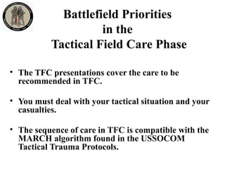 Introduction-to-tfc Tactical Field cares | PPTX