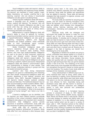 the relationship of multiple intelligence | PDF