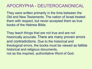 The Bible | PPTX