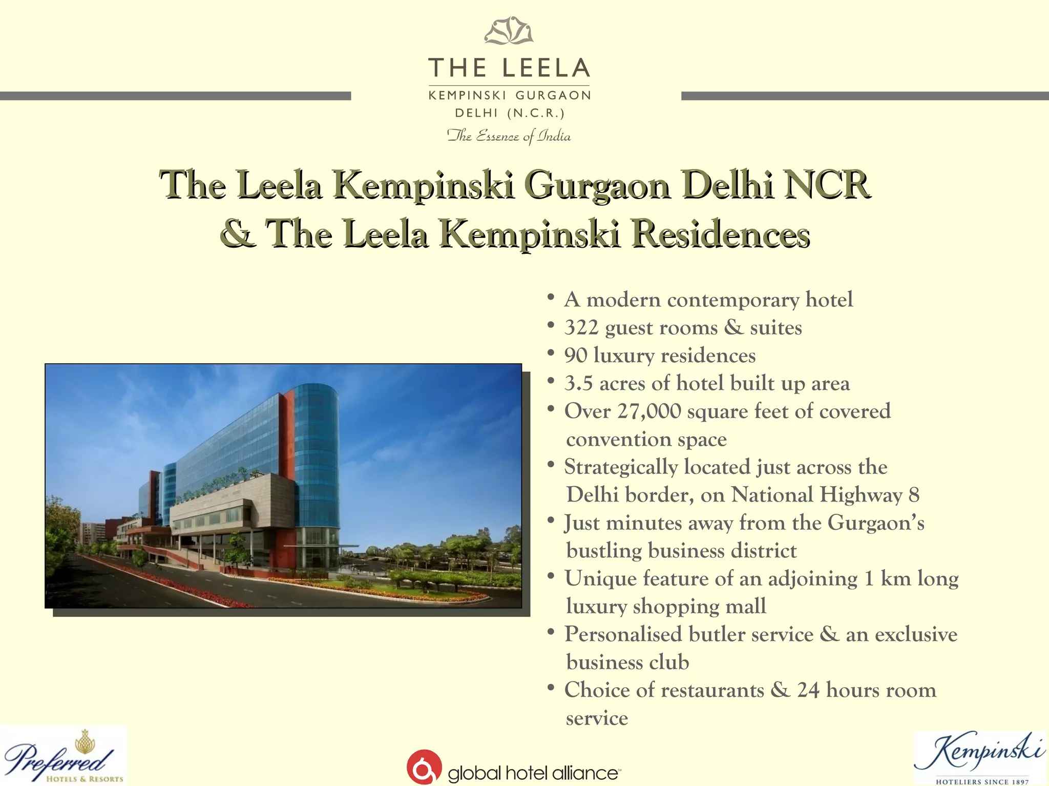 the leela kempinski gurgaon delhi ncr | PPT