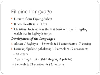 3 theories of origins of filipino language and people | PPT