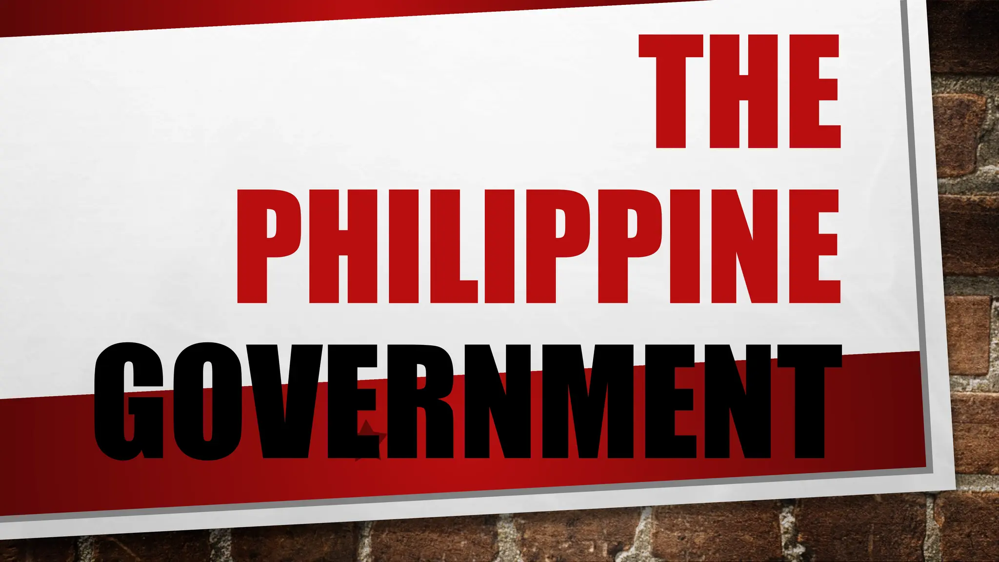 3- The Philippine Government POWERPOINT. | PPTX