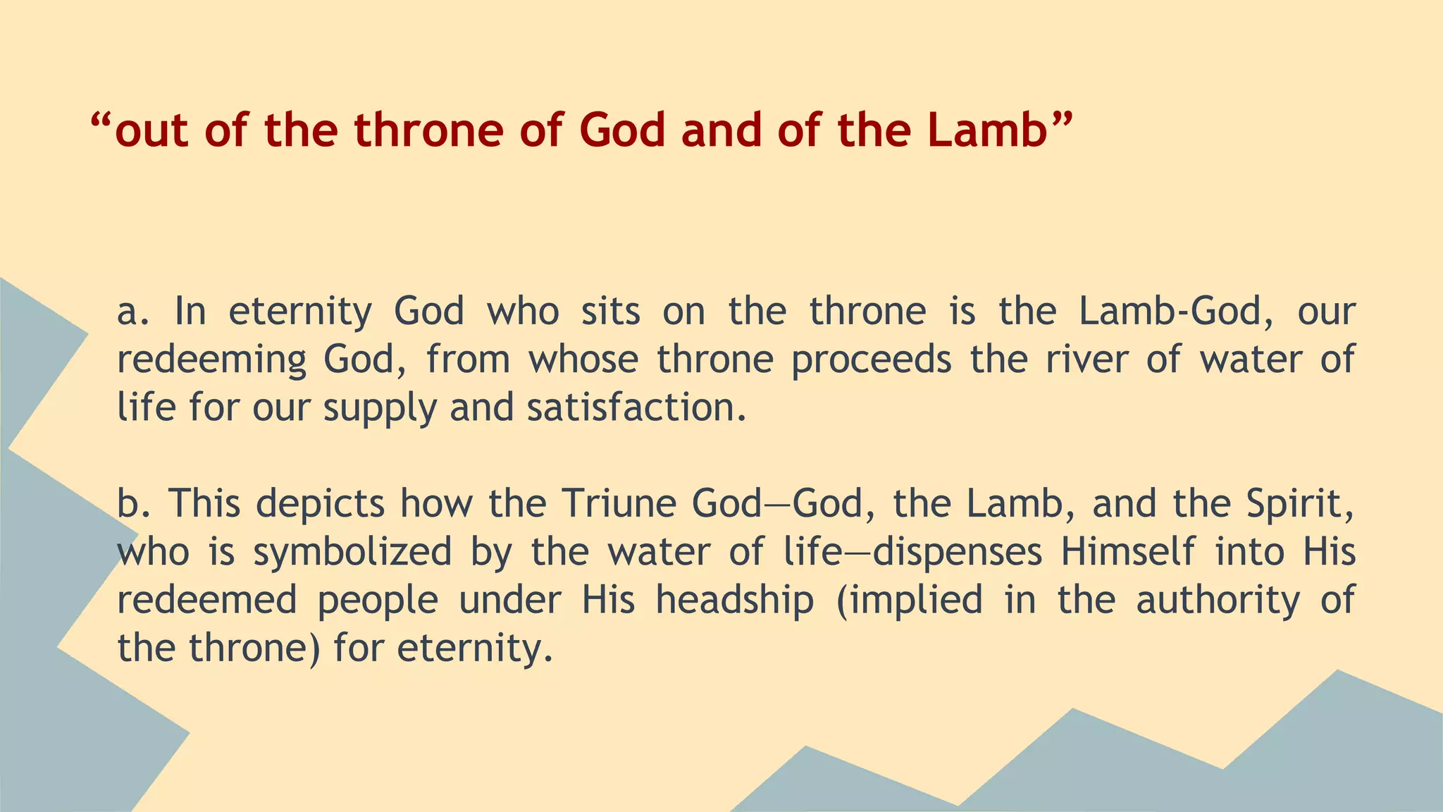 3 The river of water of life | PPTX