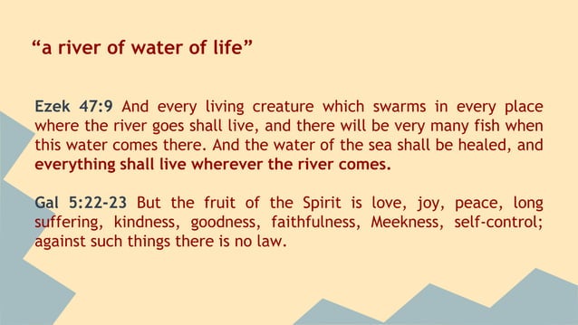 3 The river of water of life | PPT