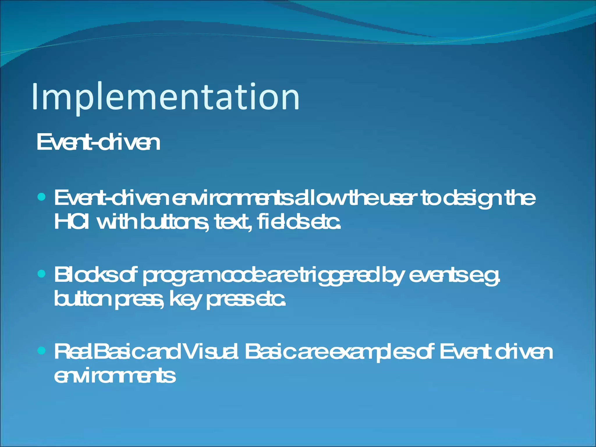 3. The Software Development Process - Implementation | PPT