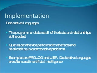 3. The Software Development Process - Implementation | PPT
