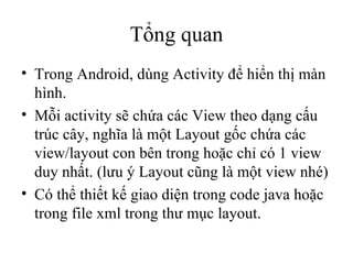 IT120-3. Thiết kế giao diện trên Android | PPT