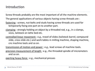 3.thread manufacturing | PPTX