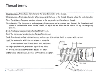 3.thread manufacturing | PPTX