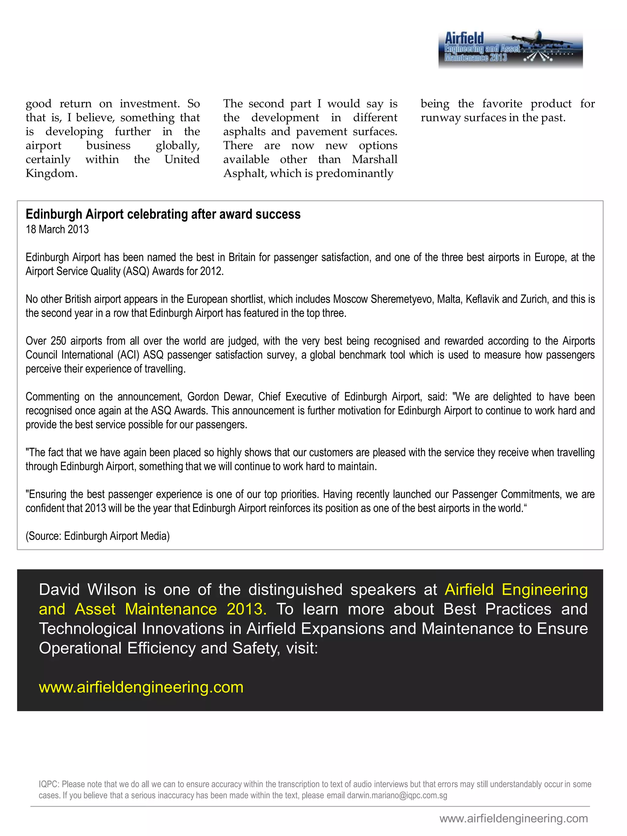 The 3-Tier Process to Keep Pavements and Runways in Top Form | PDF