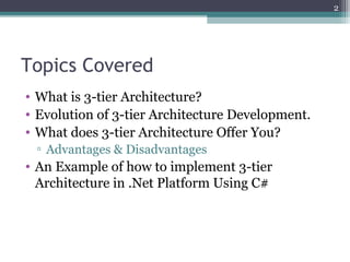 3 tierarchitecture-091103063446-phpapp01 | PPT