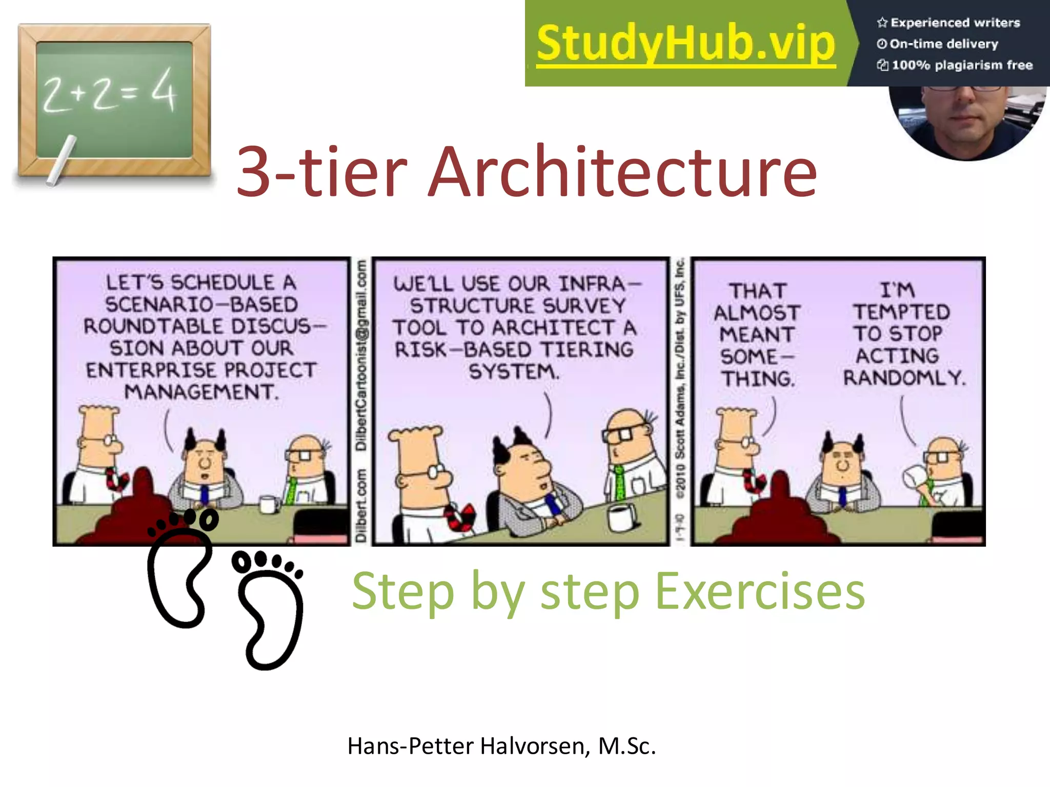 3-Tier Architecture Step By Step Exercises | PDF