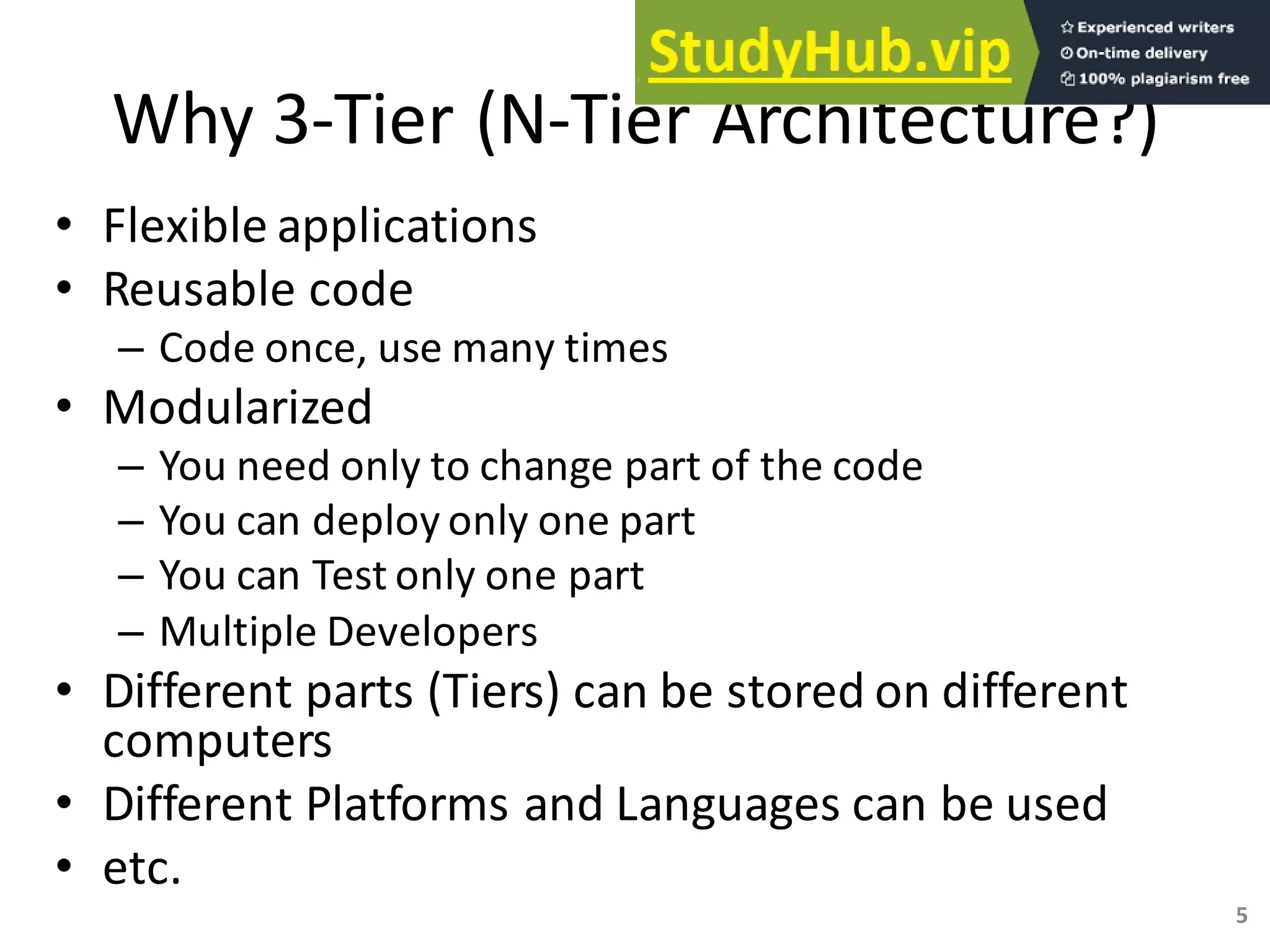 3-Tier Architecture Step By Step Exercises | PDF