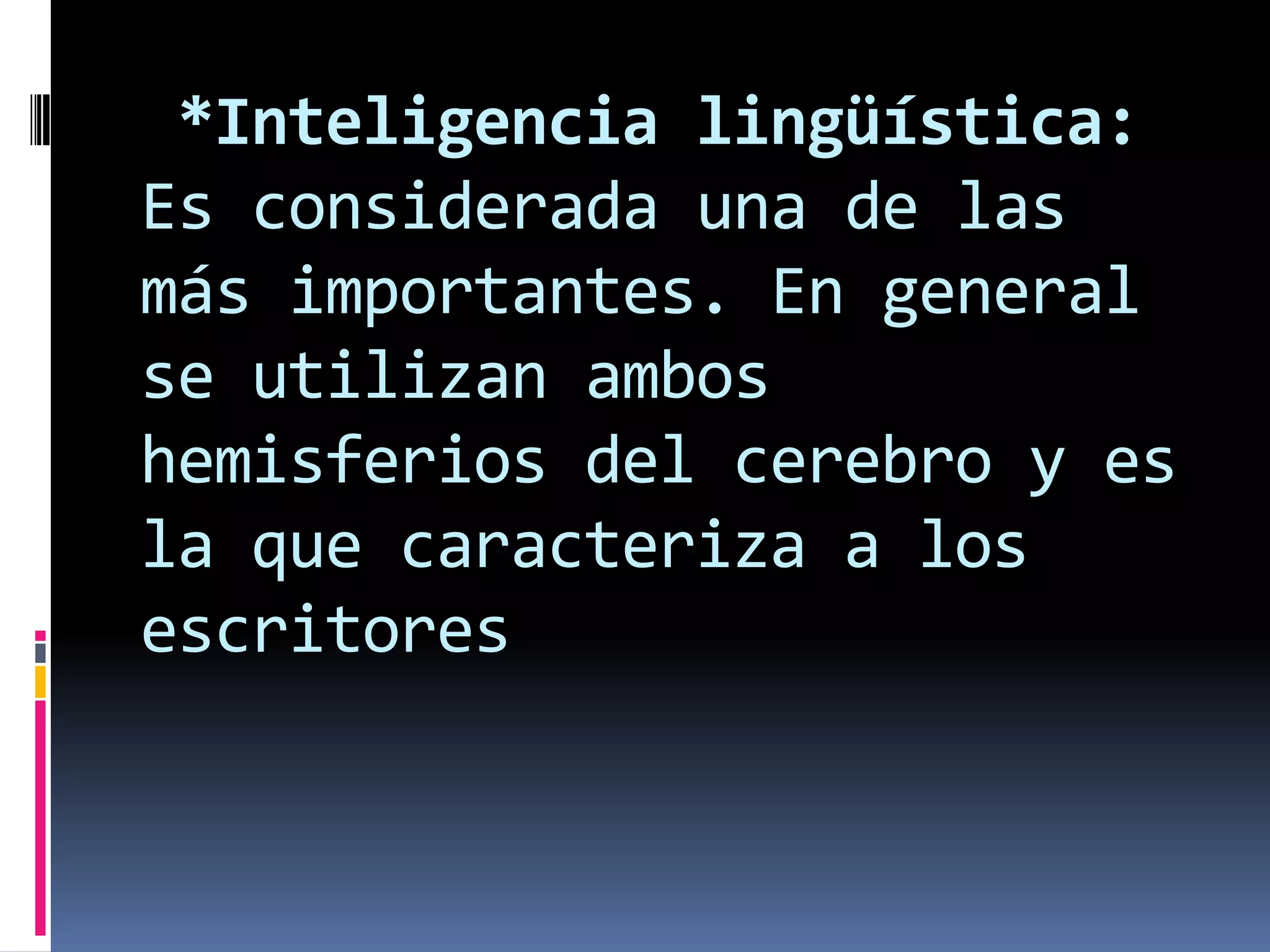 3...tipos de inteligencias multiples segun howard garnerd | PPTX