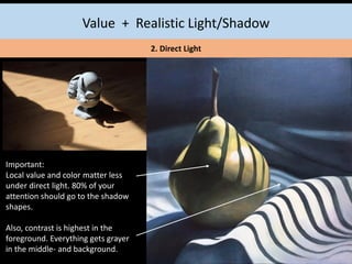 Advanced techniques for painting realistic color, light, and shadow | PPT