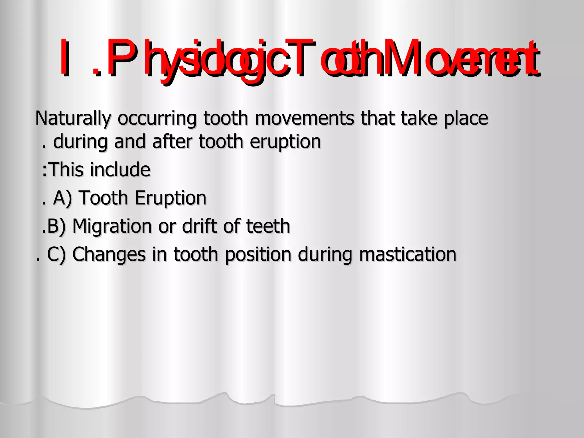 3. tooth movement | PPT