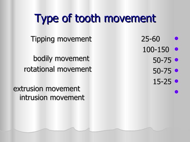 3. tooth movement | PPT | Dental Health | Diseases and Conditions