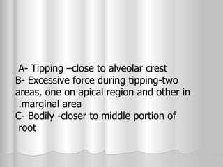 3. tooth movement | PPT | Dental Health | Diseases and Conditions