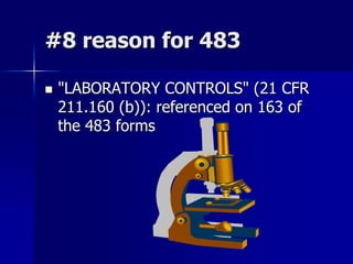 3 top ten fda warning letter findings by the | PPTX